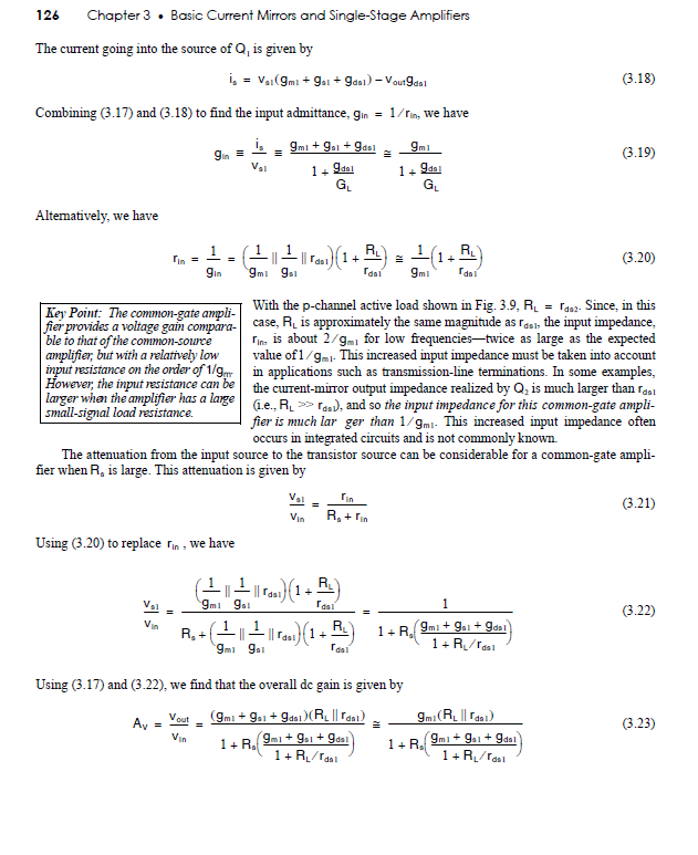 Solved Derive small signal model of common gate amplifier | Chegg.com