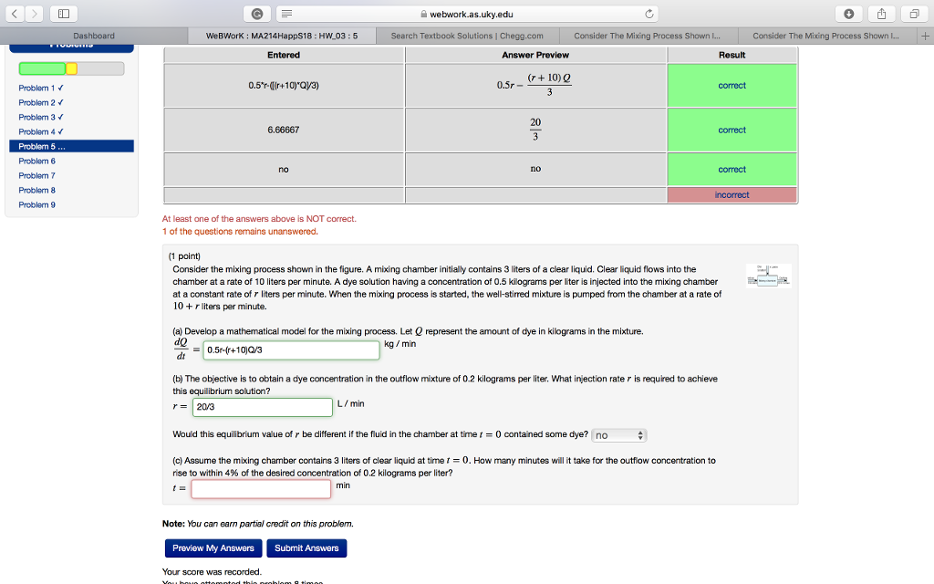 Solved webwork.as.uky.edu Dashboard WeBWorK: MA214HappS18 HW | Chegg.com