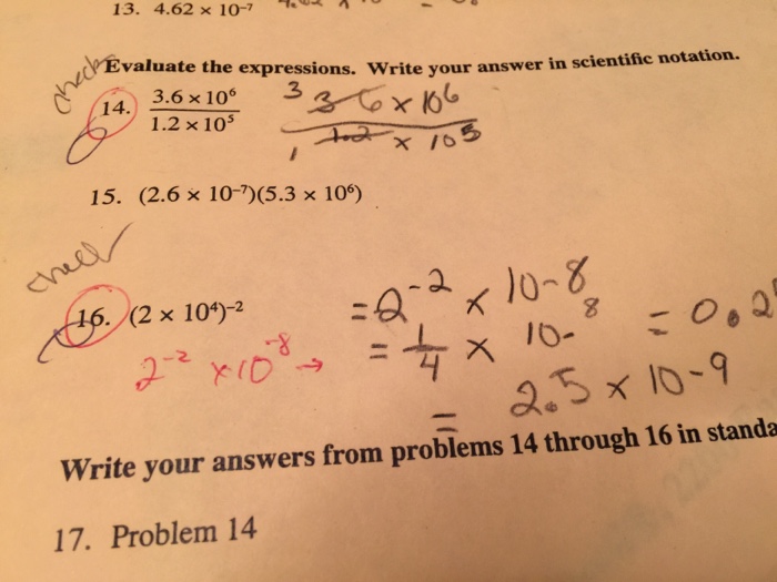 Solved Evaluate the expressions. Write your answer in | Chegg.com