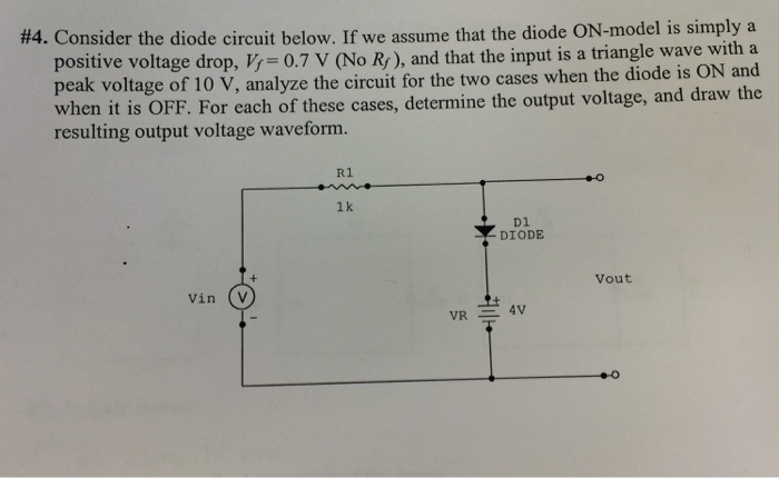 Solved Consider the diode circuit below. If we assume that | Chegg.com