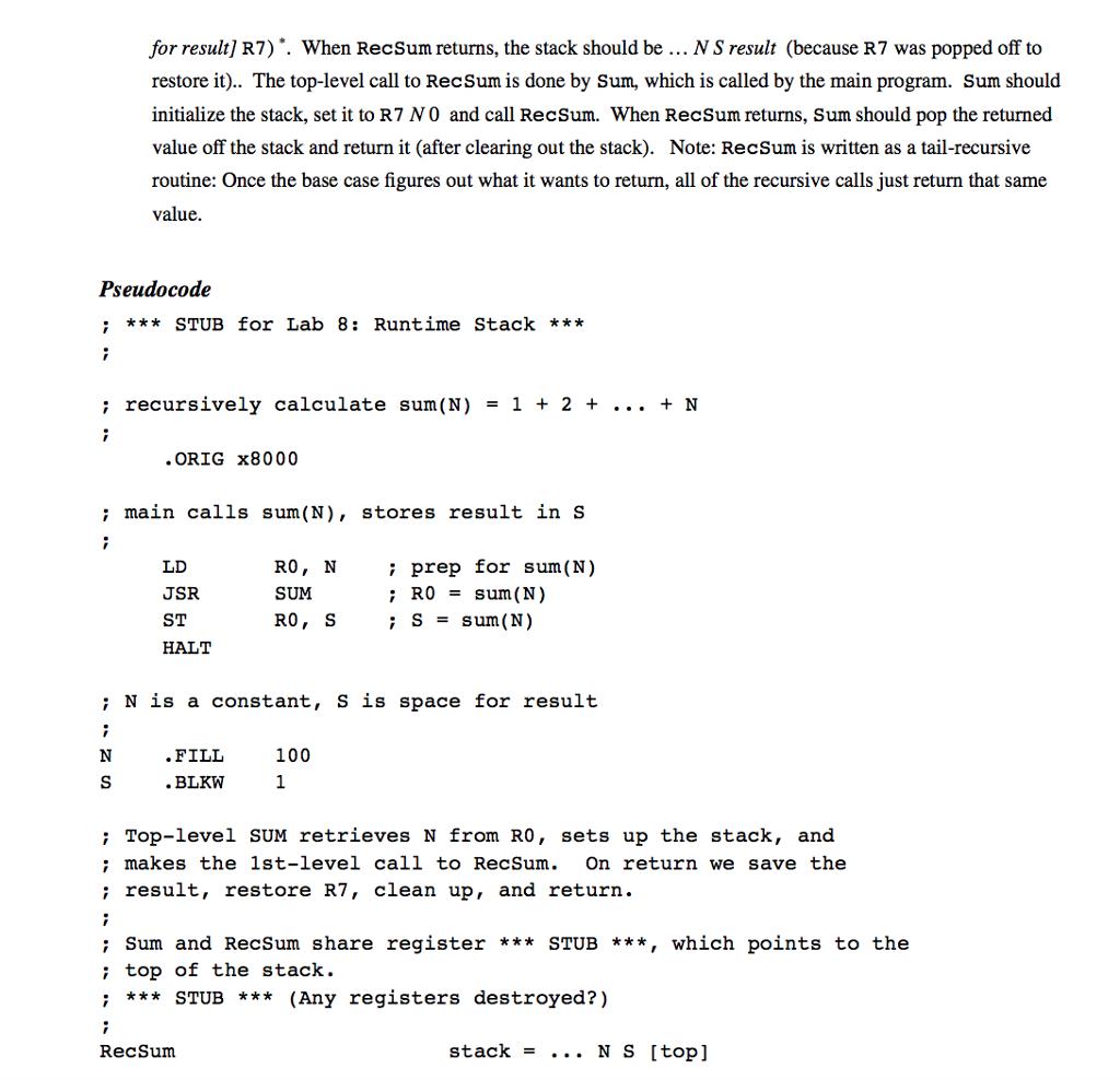 2. If we implement a runtime stack using an array, we | Chegg.com