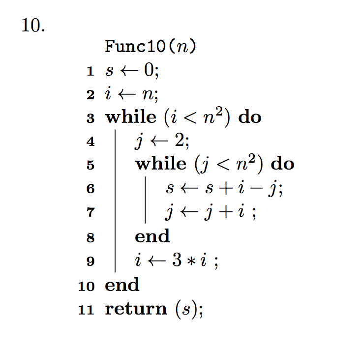 Solved Give the asymptotic running time of each the | Chegg.com