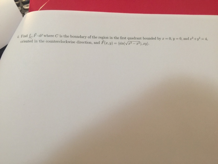 Solved Find integral_c F vector middot dr vector where C is | Chegg.com