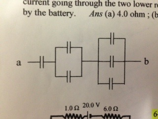 Solved Six identical capacitors, 2.0 microfarads each, are | Chegg.com