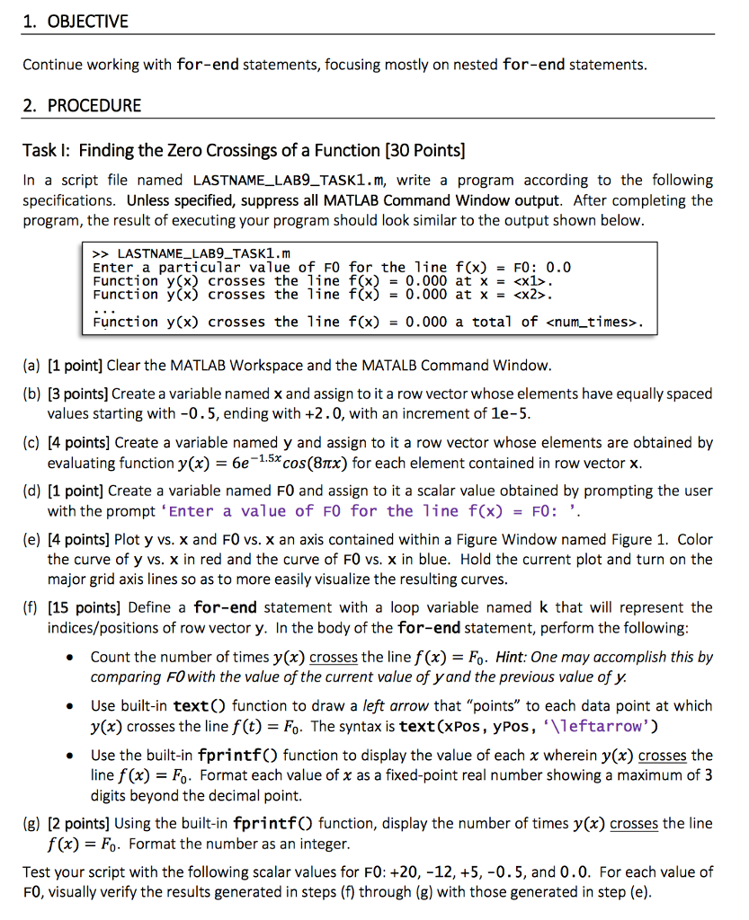 Solved Continue working with for-end statements, focusing | Chegg.com