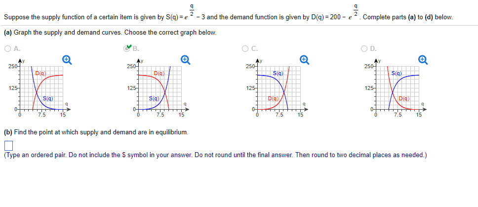 Solved Suppose the supply function of a certain item is | Chegg.com
