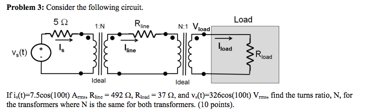 Solved Consider the following circuit.If is(t)=7.5cos(100t) | Chegg.com