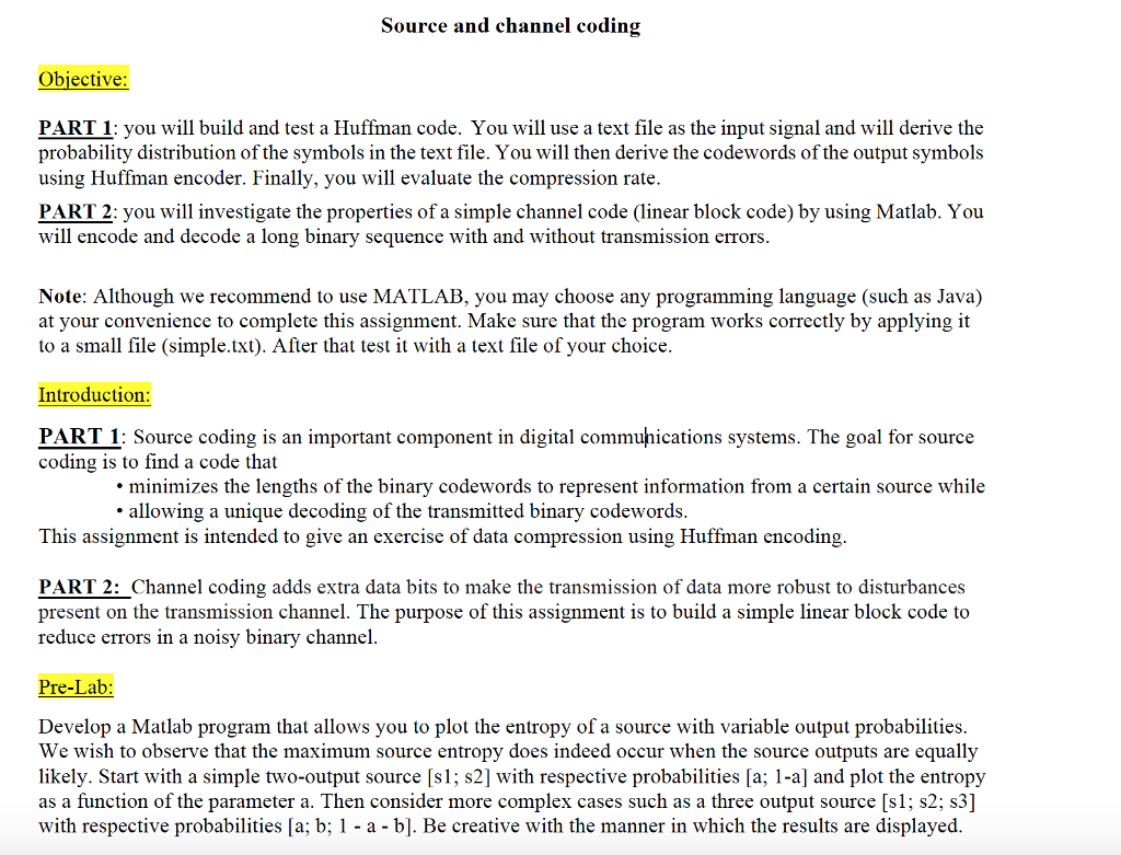 Solved Can Someone Please Implement A Matlab Code For This