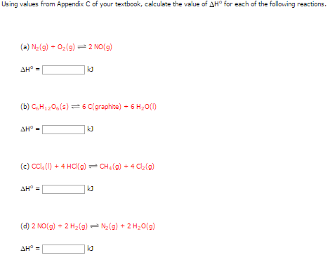 Solved Using values from Appendix C of your textbook, | Chegg.com