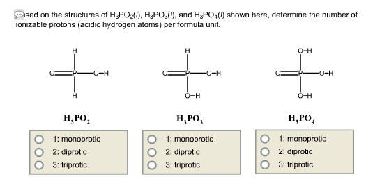 Solved Based On The Structures Of H3PO2(l),H3PO3(I), And, 51% OFF
