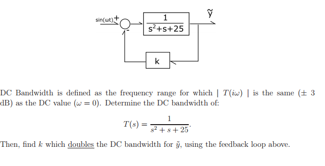Solved DC Bandwidth is defined as the frequency range for | Chegg.com