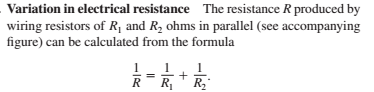 Solved Variation in electrical resistance The resistance R | Chegg.com
