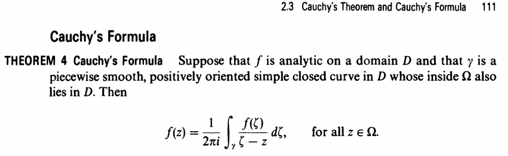 Solved 2.3 Cauchy's The 2.3 Cauchy's Theorem and Cauchys | Chegg.com