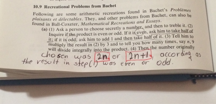 Solved Consider the recreational math trick found in problem | Chegg.com