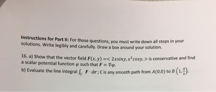 Solved For those questions, you must write down all steps in | Chegg.com