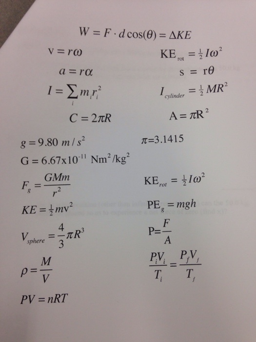 W = F middot d cos (theta) = Delta KE v = r omega | Chegg.com