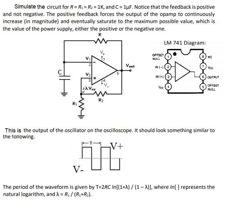 Solved Simulate the circuit for R-R.-R.-1K, and C = 1μF. | Chegg.com