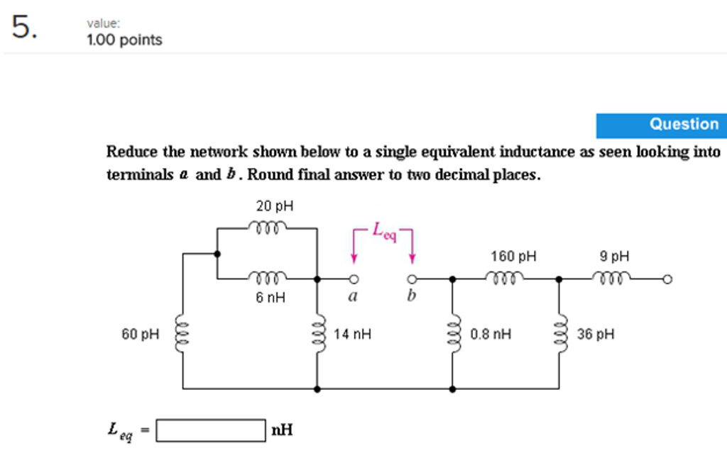 Solved Reduce the network shown below to a single equivalent | Chegg.com