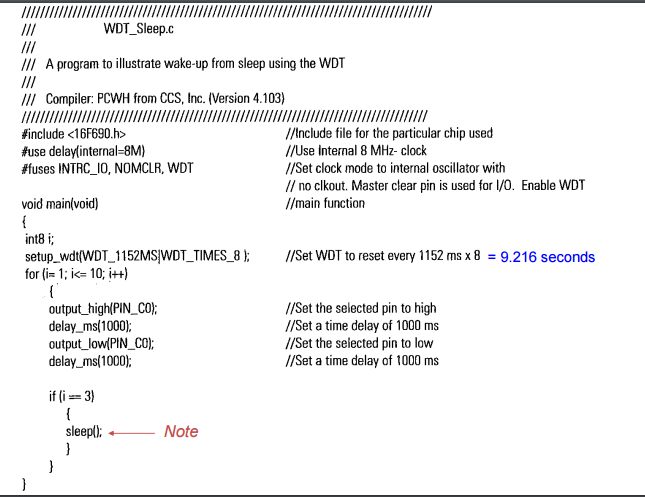 Use the PIC16F690 information and codes in the given | Chegg.com