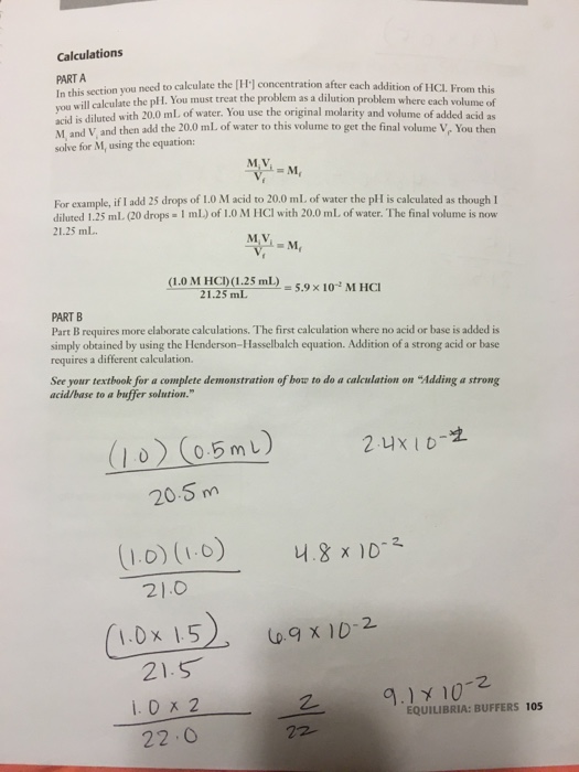 Solved Experiment EQUILIBRIA: BUFFERS Objective The | Chegg.com