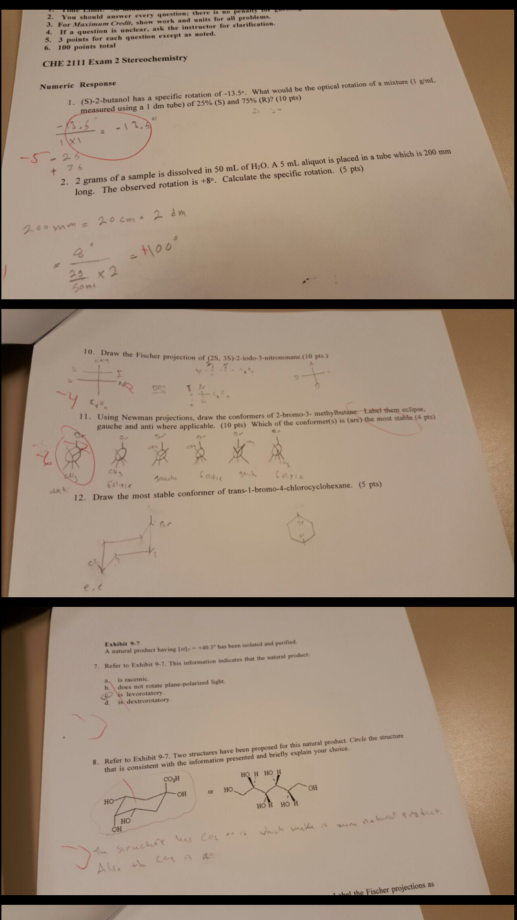 Solved (S)-2-butanol has a specific rotation of -13.5 | Chegg.com