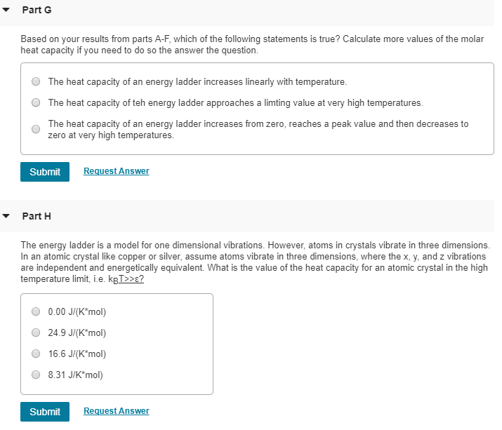 Solved Partition Function of an Energy Ladder 2017-01-15 An | Chegg.com