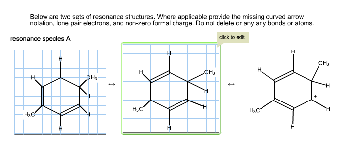 Solved Below are two sets of resonance structures. Where | Chegg.com