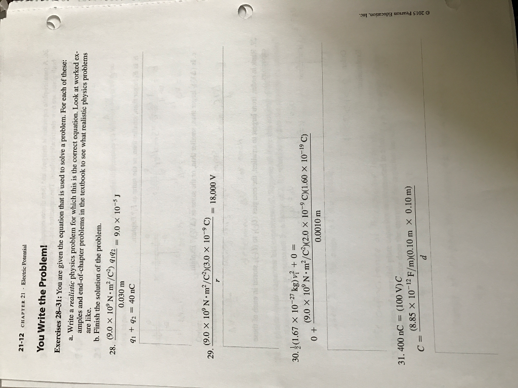 Solved You are given the equation that is used to solve a | Chegg.com