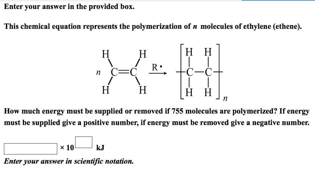 Solved Enter your answer in the provided box. This chemical | Chegg.com