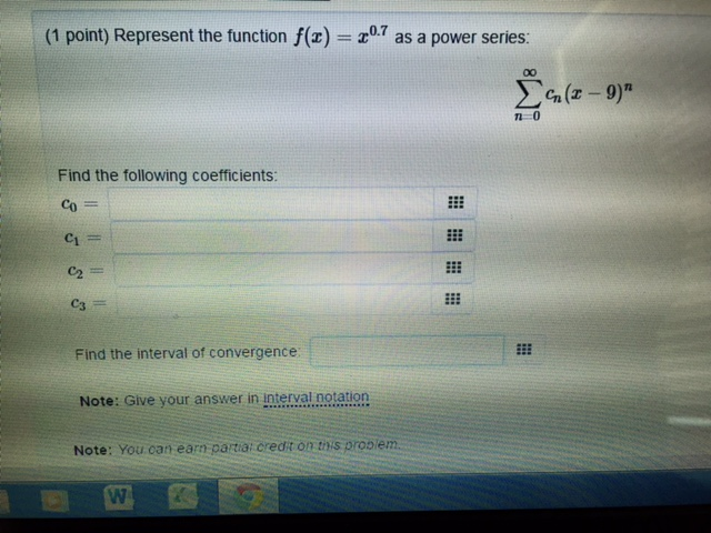 Solved Represent the function f(x) = x 0.7 as a power | Chegg.com