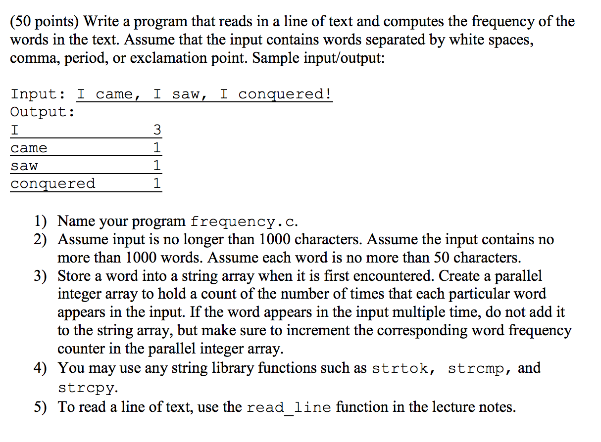 Solved Write a program that reads in a line of text and | Chegg.com