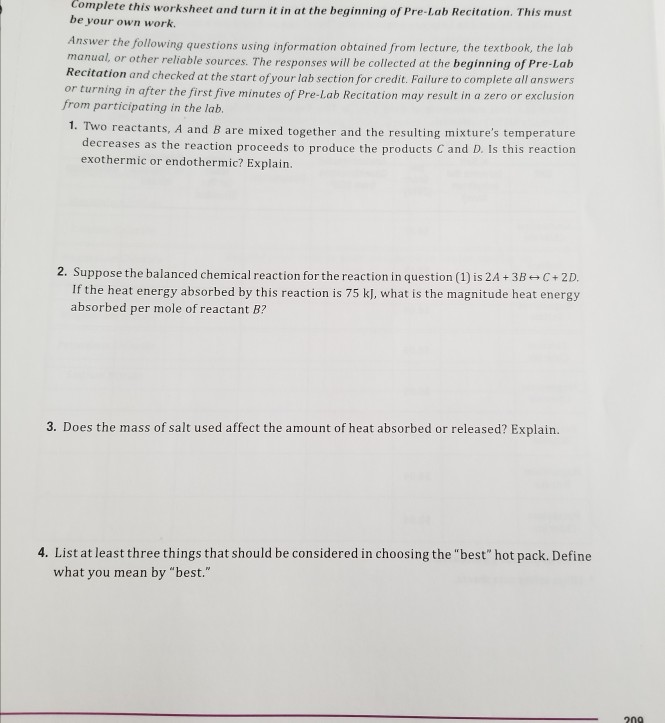 Solved Complete this worksheet and turn it in at the | Chegg.com