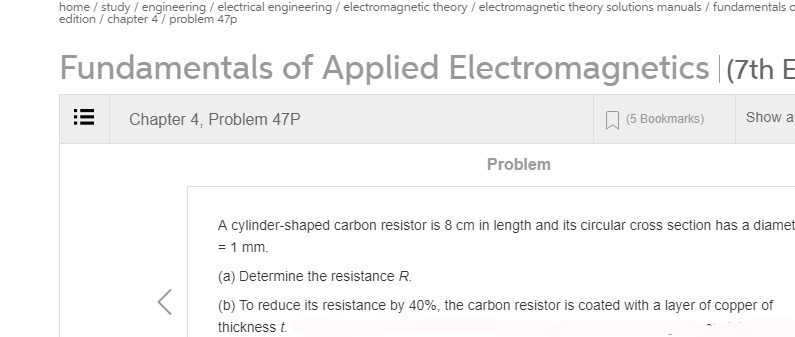 Solved home / study engineering /electrical engineering | Chegg.com