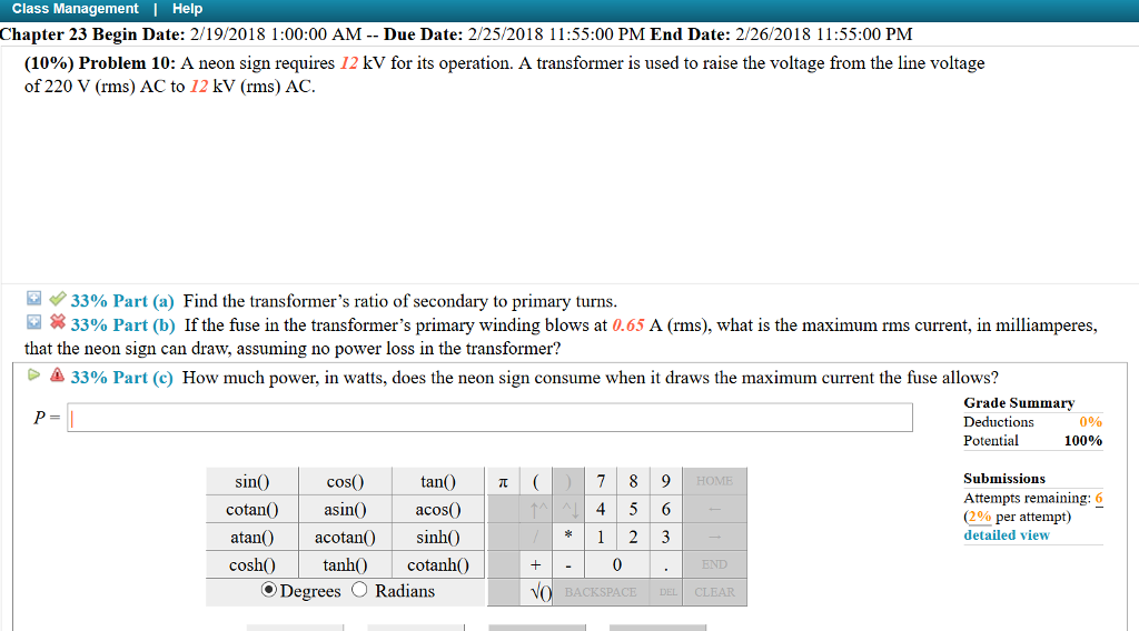 Solved Class Management | Help Chapter 23 Begin Date: | Chegg.com