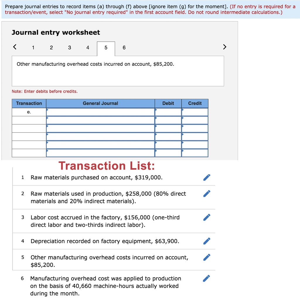 Solved Exercise 3-10 Applying Overhead; Journal Entries; | Chegg.com