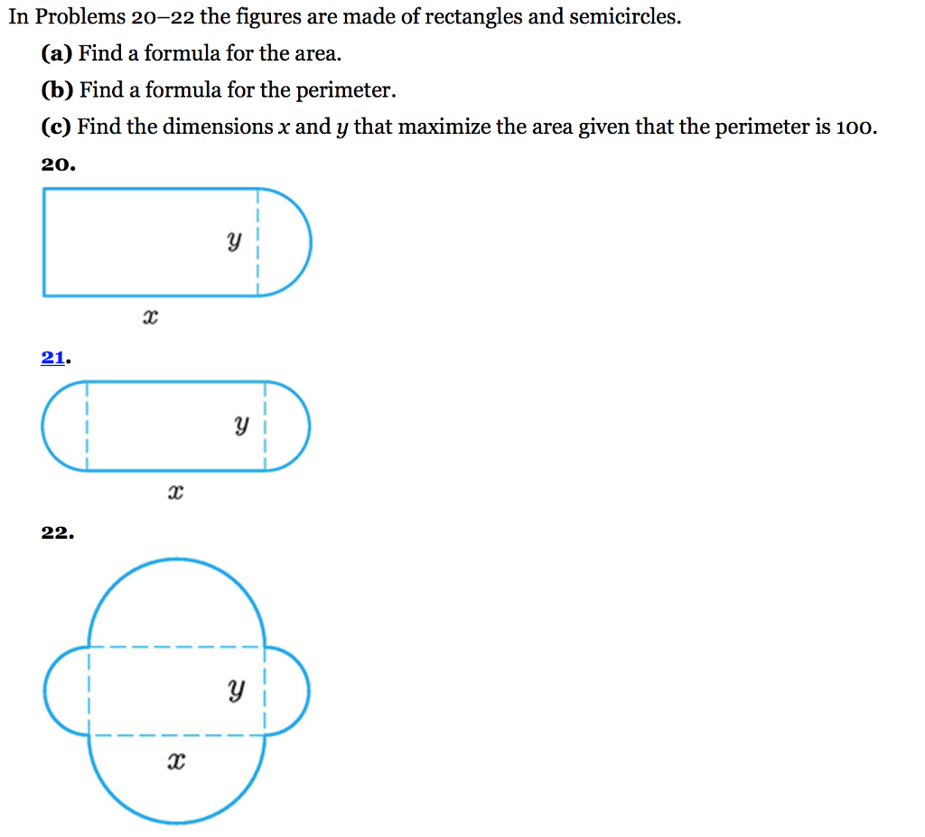 Solved In Problems 20-22 the figures are made of rectangles | Chegg.com