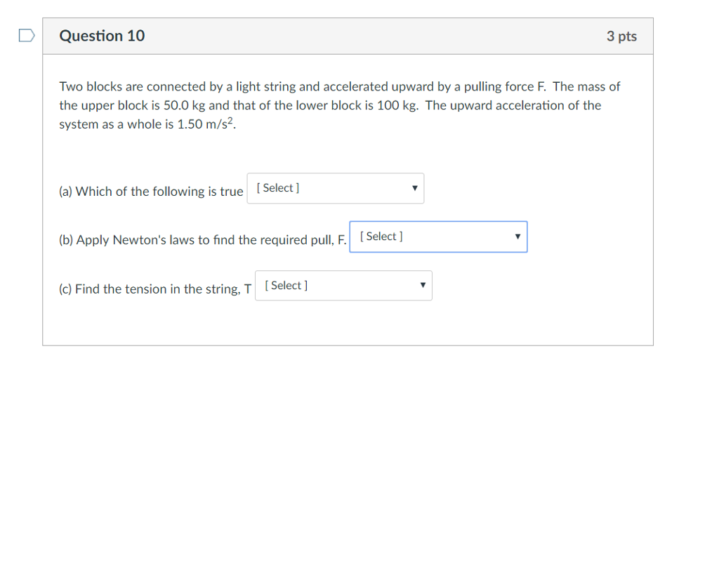 Solved Two blocks are connected by a light string and | Chegg.com