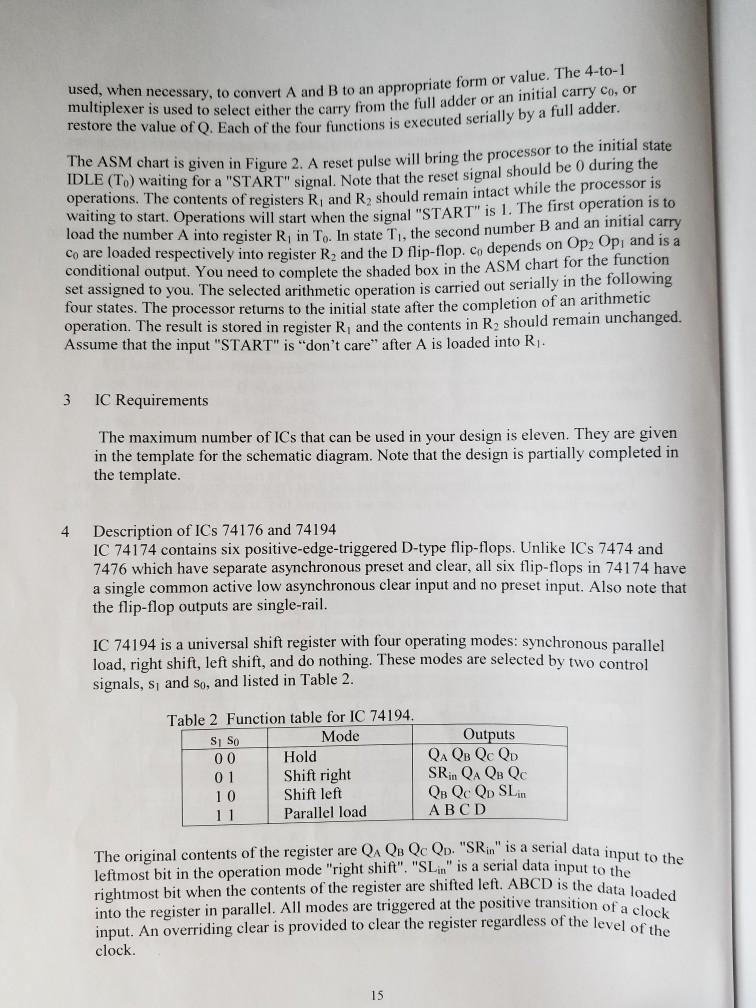 Solved Experiment 5 Arithmetic Processor 1 Objective To | Chegg.com
