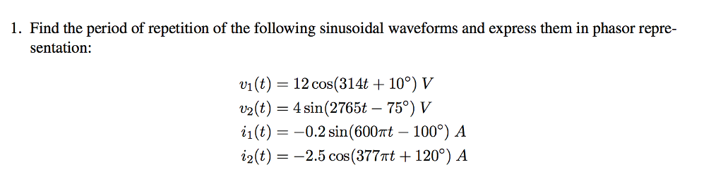 Solved Find the period of repetition of the following | Chegg.com