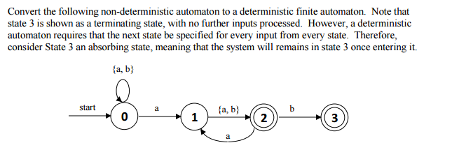 Solved Convert the following non-deterministic automaton to | Chegg.com Solved Convert the following non-deterministic automaton to | Chegg.com