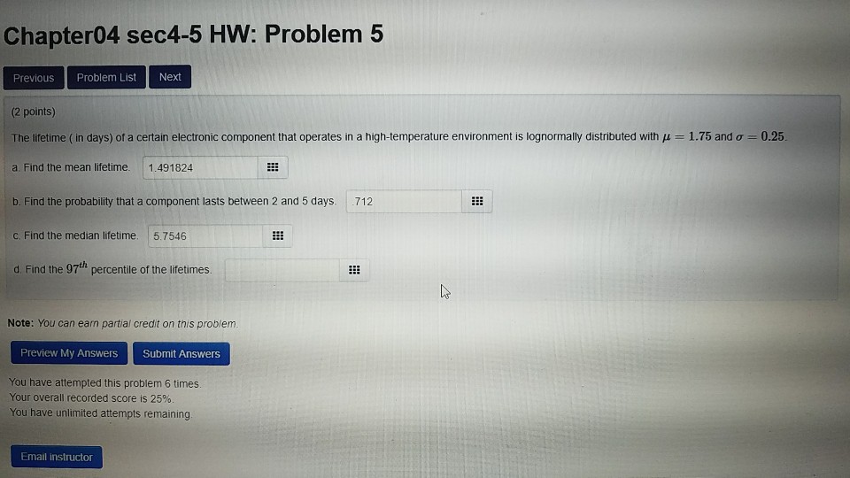 Solved Chapter04 sec4-5 HW: Problem 5 Previous Problem List | Chegg.com