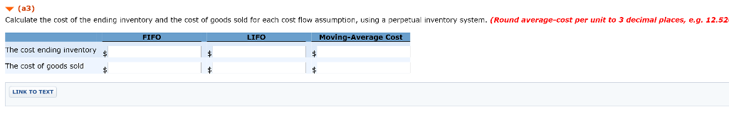 Solved Exercise 6-16 (Part Level Submission) Moath Company | Chegg.com
