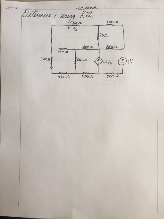 Solved Determine i using KVL. | Chegg.com Solved Determine i using KVL. | Chegg.com