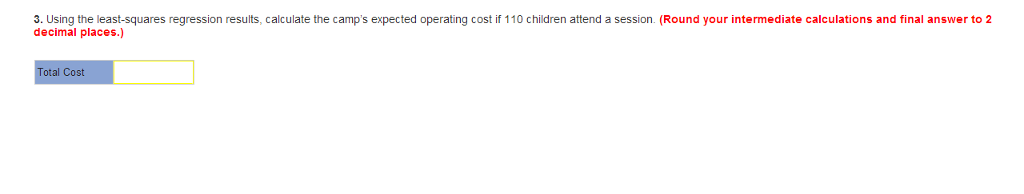 Solved E5-11 Estimating Cost Behavior Using Least-Squares | Chegg.com