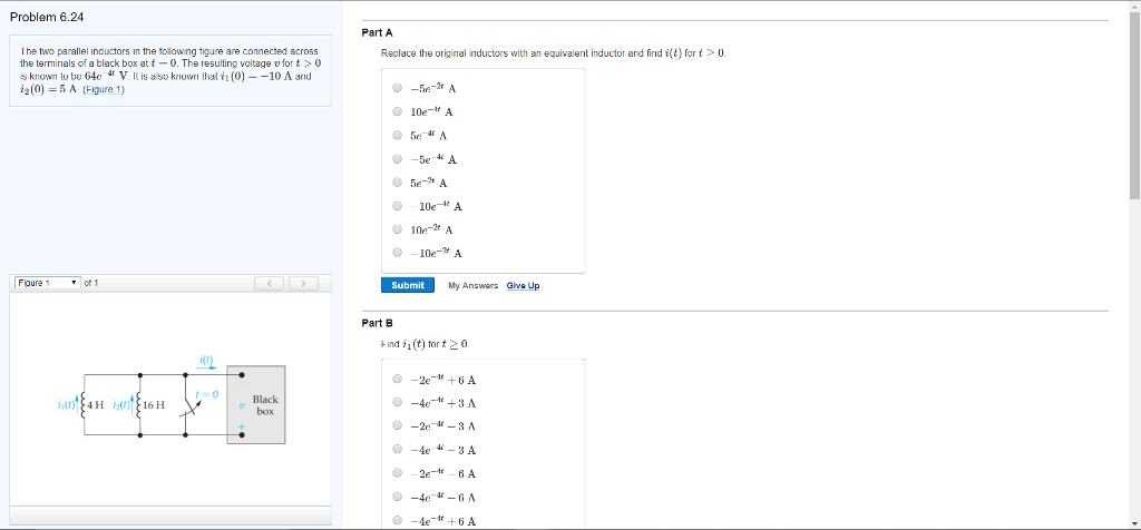 Solved The two parallel inductors in the following figure | Chegg.com