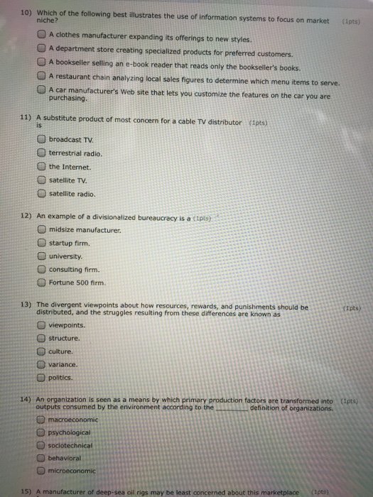 Solved Which of the following best illustrates the use of | Chegg.com