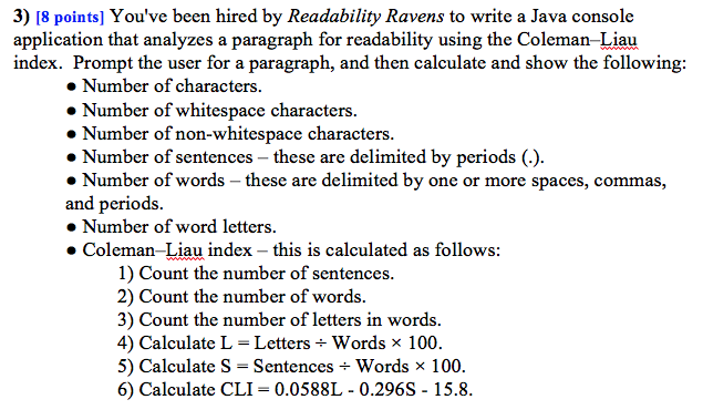 Solved Java Programming. Please make sure all the parts are | Chegg.com