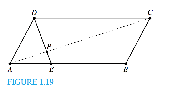 Solved Consider parallelogram ABCD. Suppose AE AB and DP 3 | Chegg.com