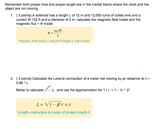 Solved Remember both proper time and proper length are in | Chegg.com