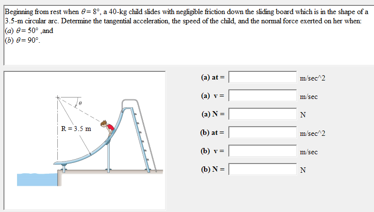 Beginning from rest when theta = 8 degree, a 40-kg | Chegg.com